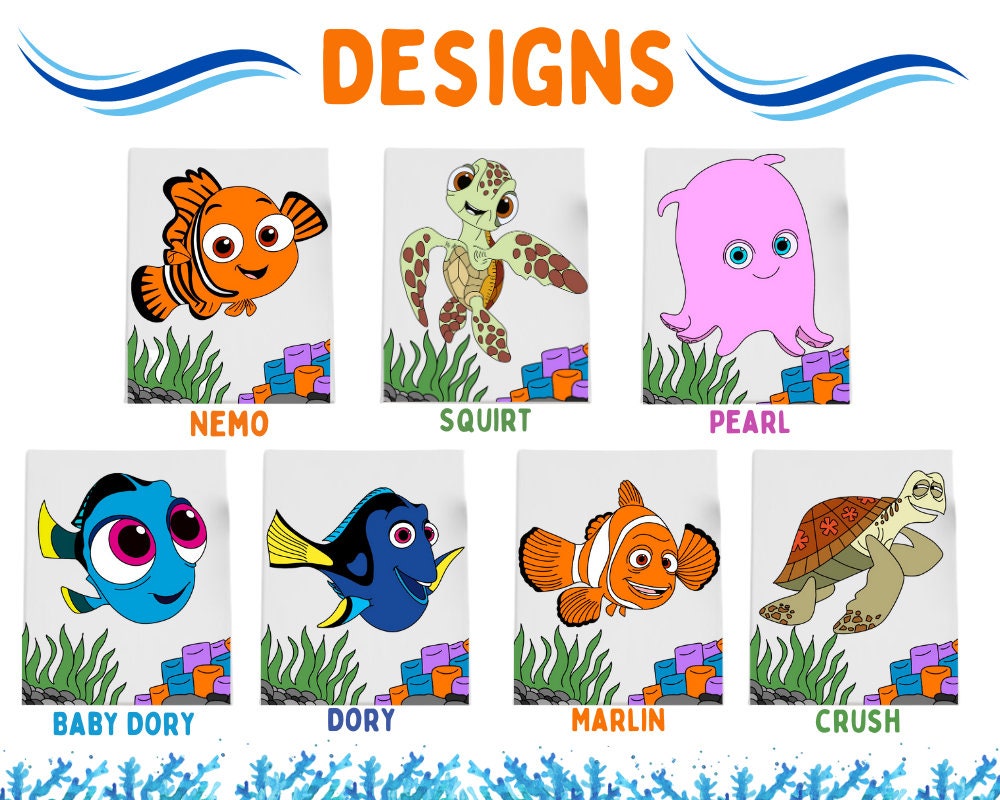 Finding Nemo Paint Kits Birthday Party Paint Kit Painting Activity for ...