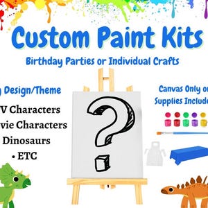 Customized Paint Kits | Birthday Party Paint Kit | Summer Painting ...