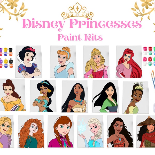 Princess Painting Party Favors - Etsy