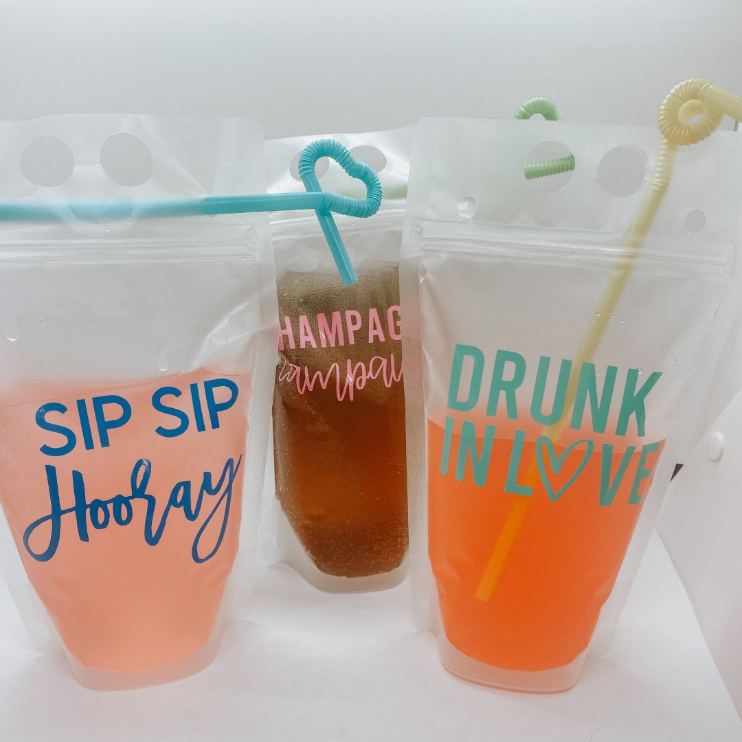 Drink Pouches -bachelorette Booze Bag - Etsy