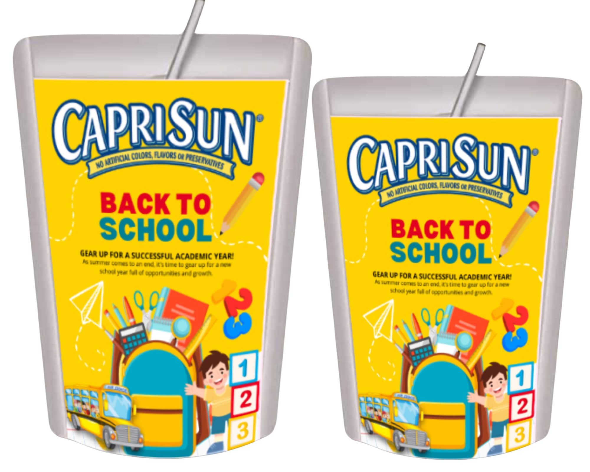 Set of 6 Back to School Kids Birthday Event Party Collection Bundle ...