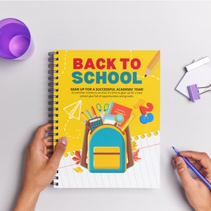 Set of 6 Back to School Kids Birthday Event Party Collection Bundle ...