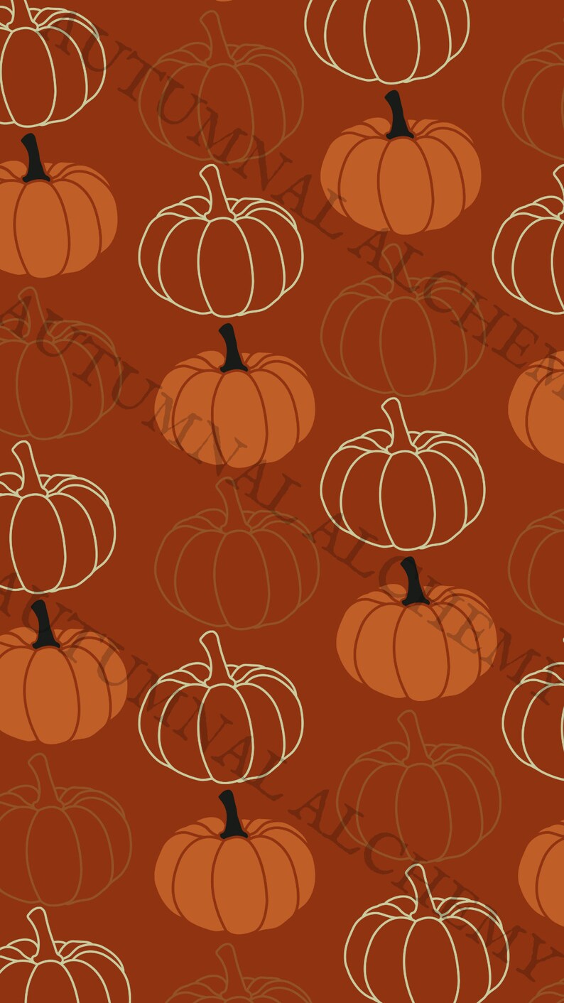 Fall iPhone Wallpapers - Autumn Halloween Theme Backgrounds - Set of 3 ...