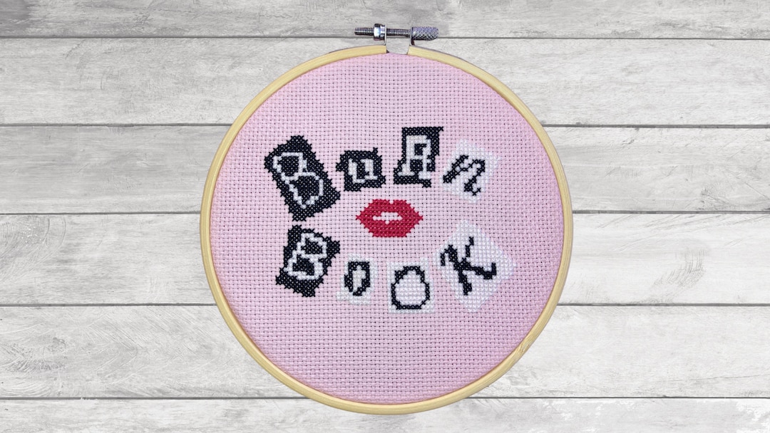 Cross Stitch Pattern Burn Book Mean Girls Theme - DMC Colour Chart - Etsy