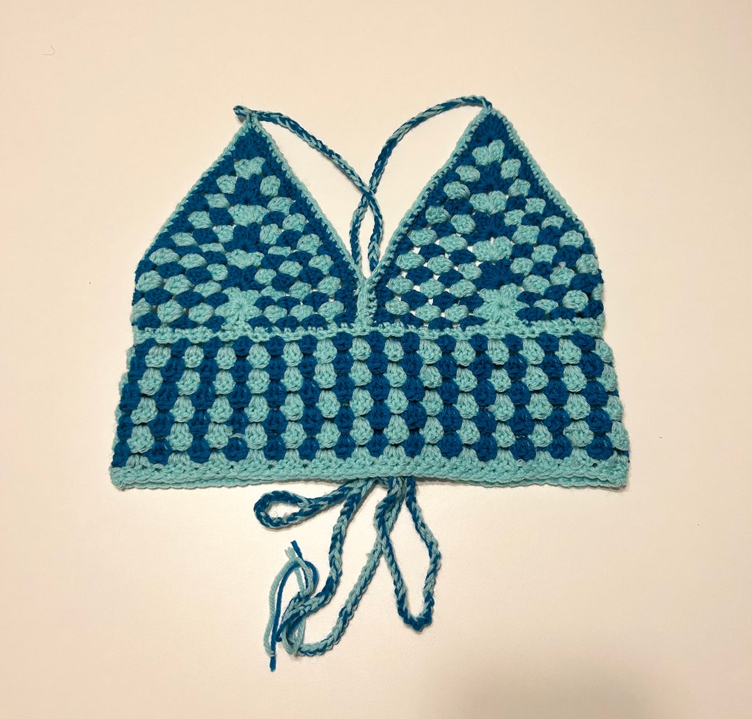 Crochet Granny Square Bralette - Etsy