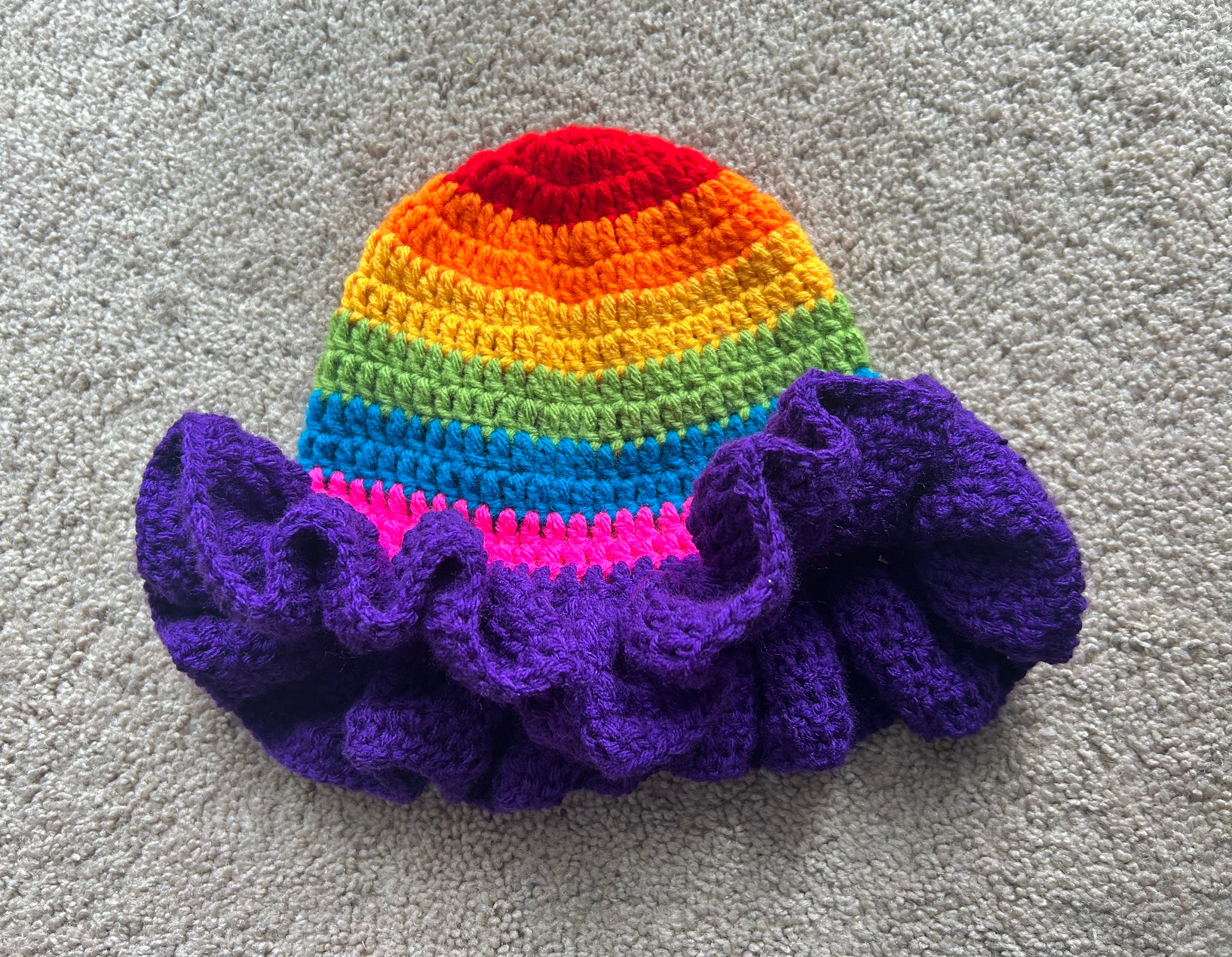 Kids Crochet Ruffle Hat | Crochet Bucket Hat - Etsy