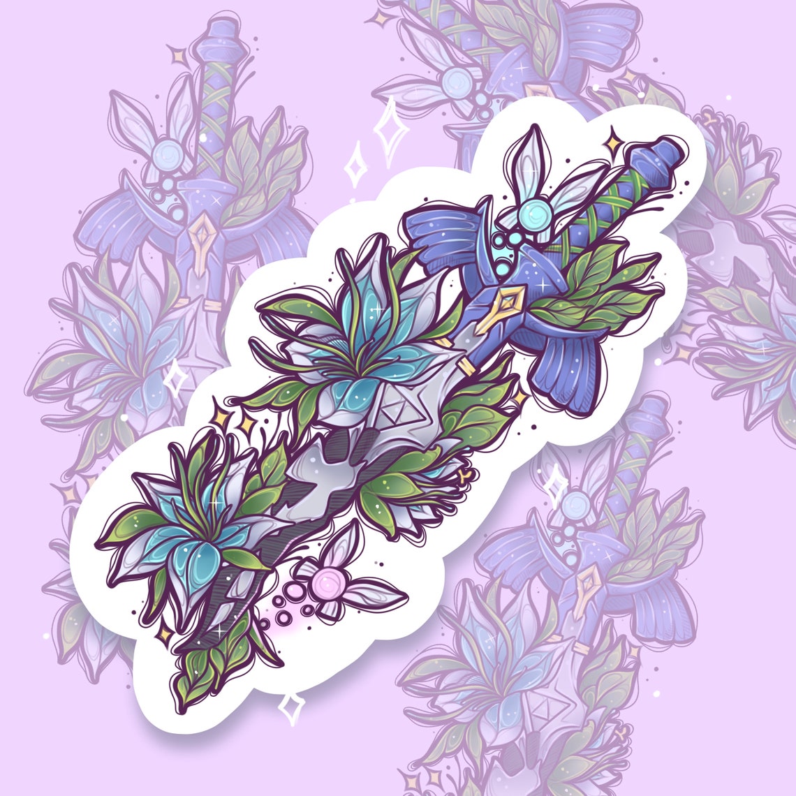 Legend of Zelda TOTK Master Sword Sticker - Etsy