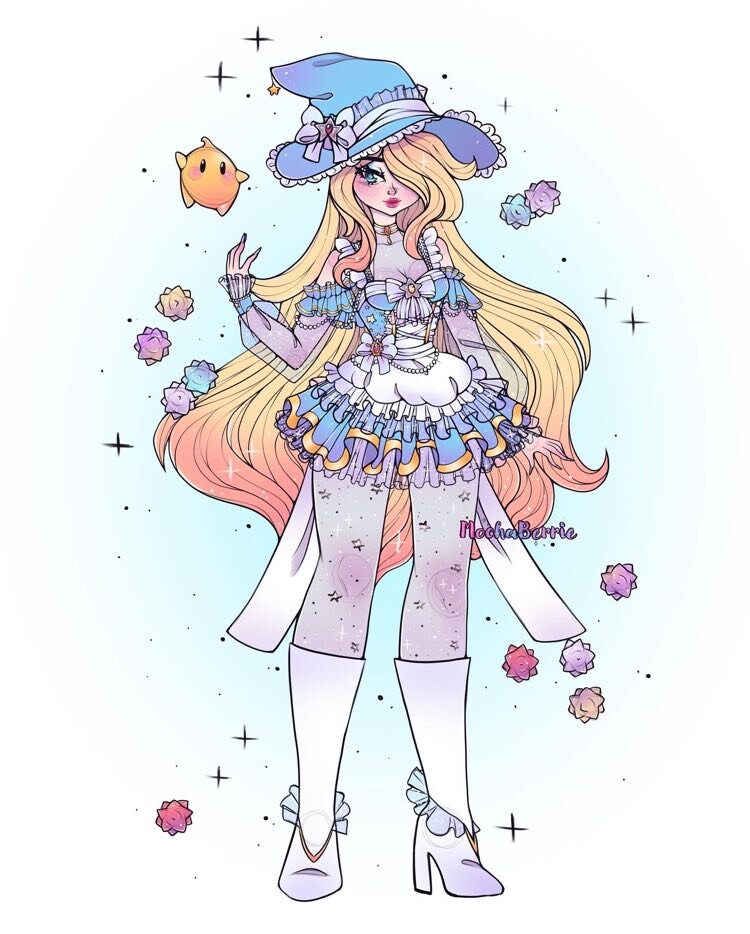 Witch Concept Fanart Nintendo Girls Print ~cute Print~ - Etsy