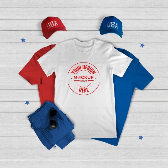 American Mockup July 4th Mockup Independence Day Mockup | Etsy