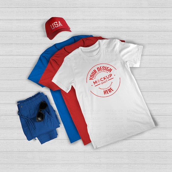 American Mockup July 4th Mockup Independence Day Mockup - Etsy