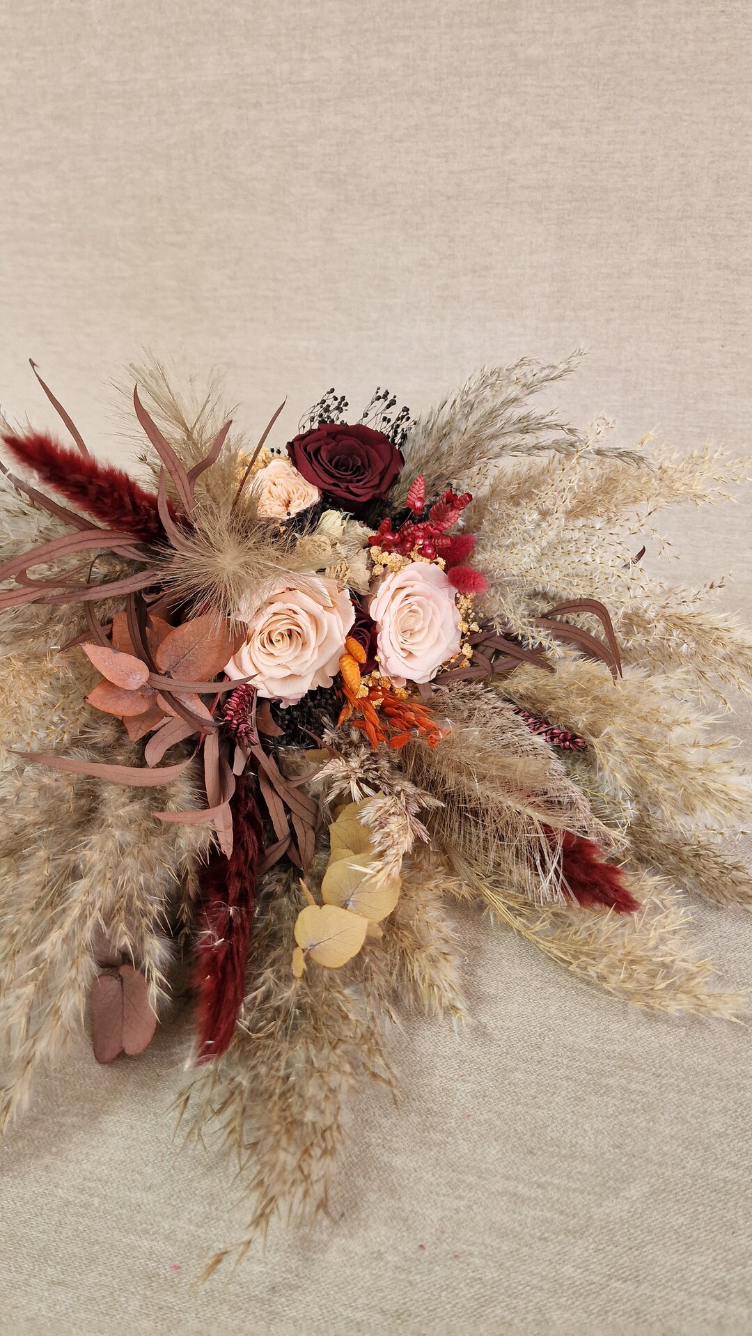 Burnt Orange Wine Wedding Bouquetbridal Bouquet Wedding - Etsy