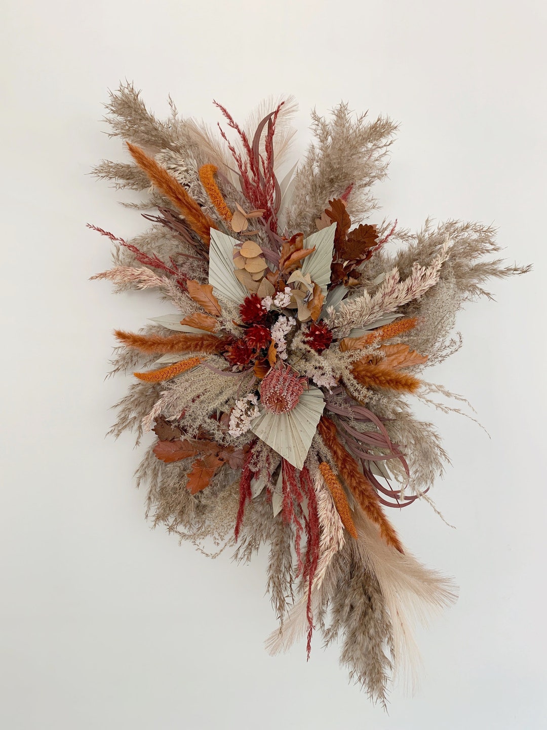 Wedding Flowers Rust Swag Willow Terracotta Wedding Arch Flowers ...