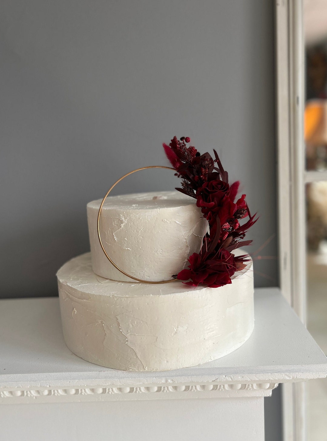 Cake Topper For Wedding Cake Decorations Dried Flowers Cake Toppers