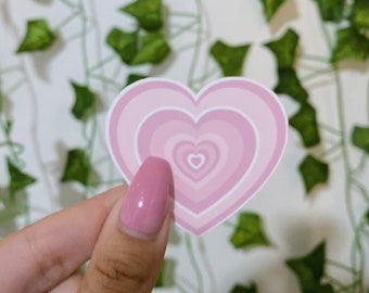 Y2k Heart Sticker | Etsy