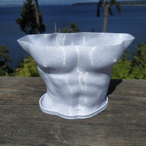 Masculine Torso Planter Pot 3D Printed - Etsy