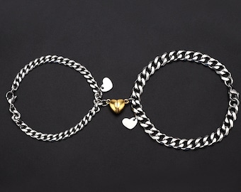 Half Heart Bracelets | Etsy