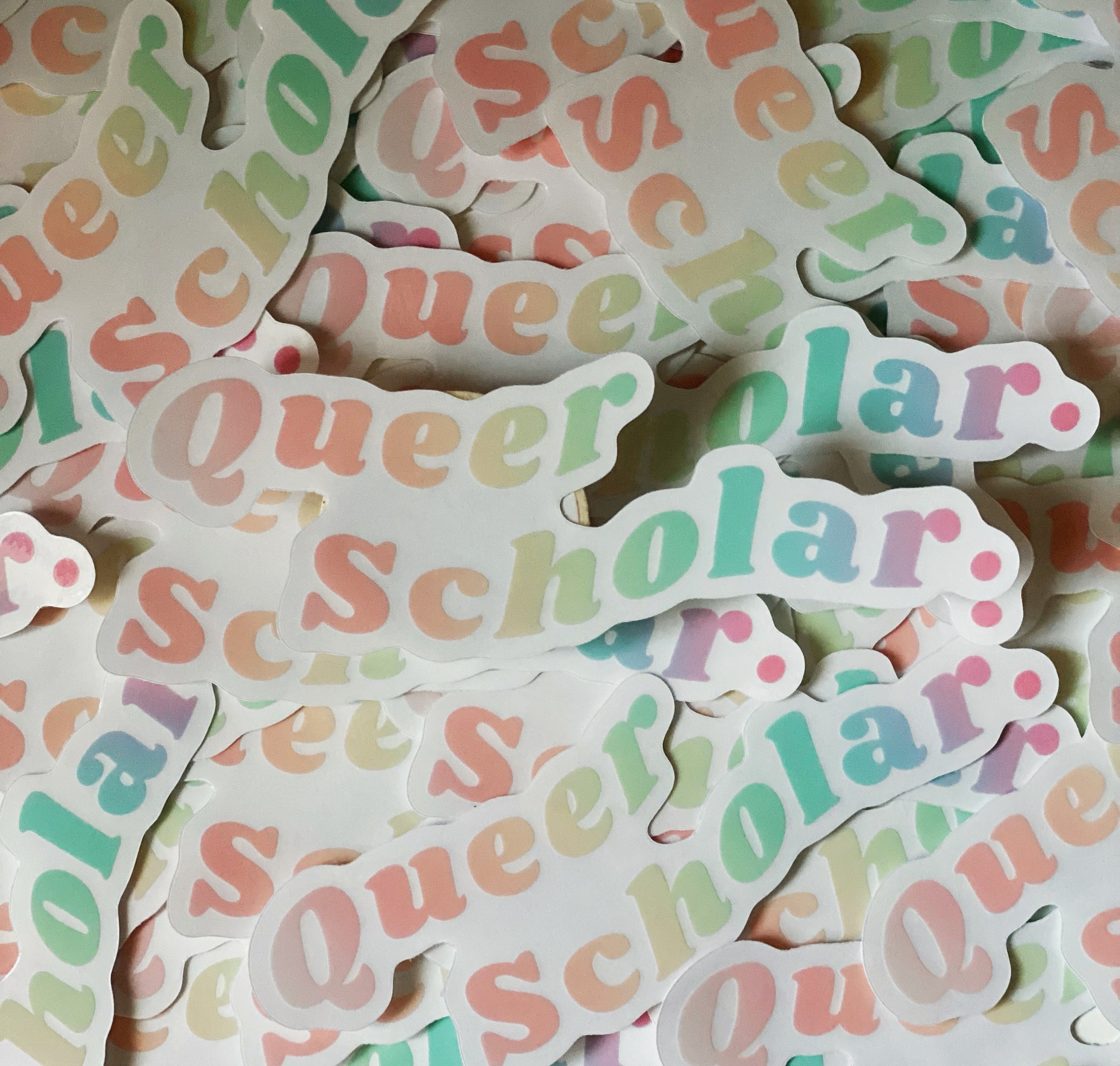 Clear Queer Researcher sticker Paper & Party Supplies Stickers, Labels ...