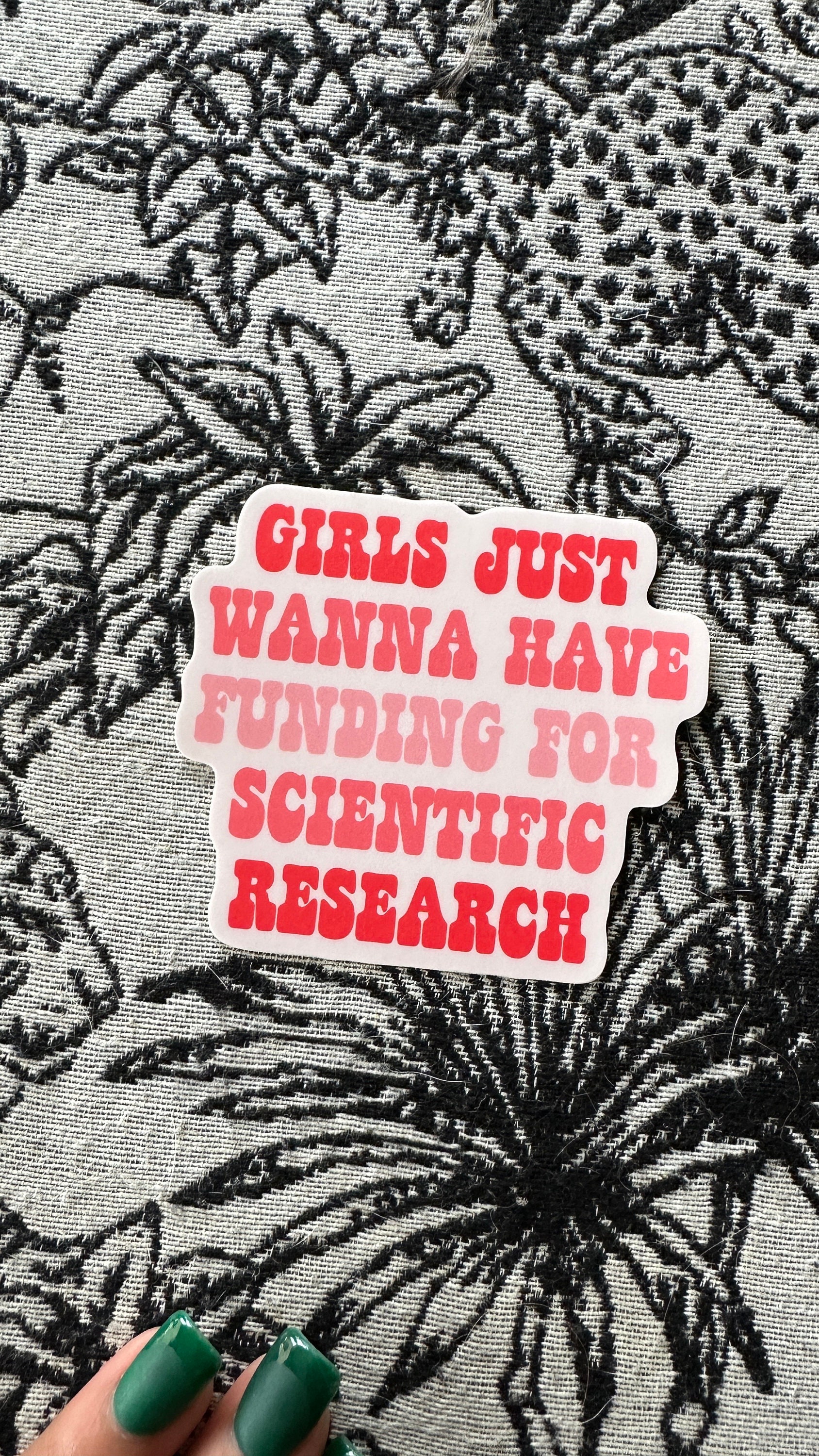 Girls Just Wanna Have Funding Sticker - Etsy