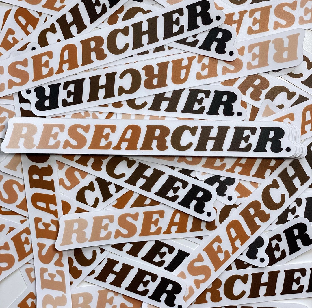 Researcher Sticker - Etsy