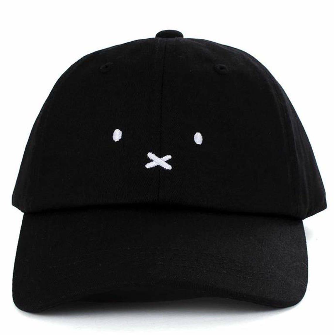 Miffy Embroidery Face Canvas Cap Unisex Hat - Etsy