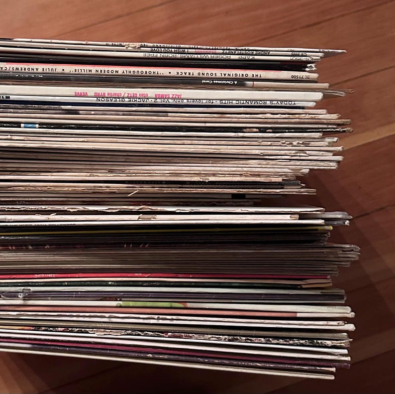 Set of 20 Misc Vintage Vinyl Record Covers - Etsy