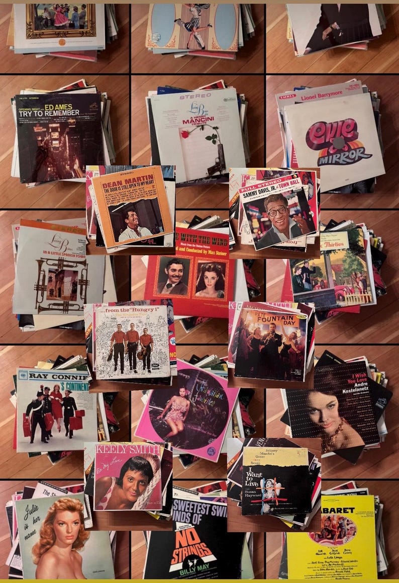 Set of 20 Misc Vintage Vinyl Record Covers - Etsy