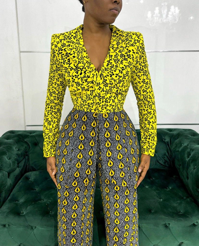 African Print 2 Piece Set Ankara Co-ord African Suit Set - Etsy