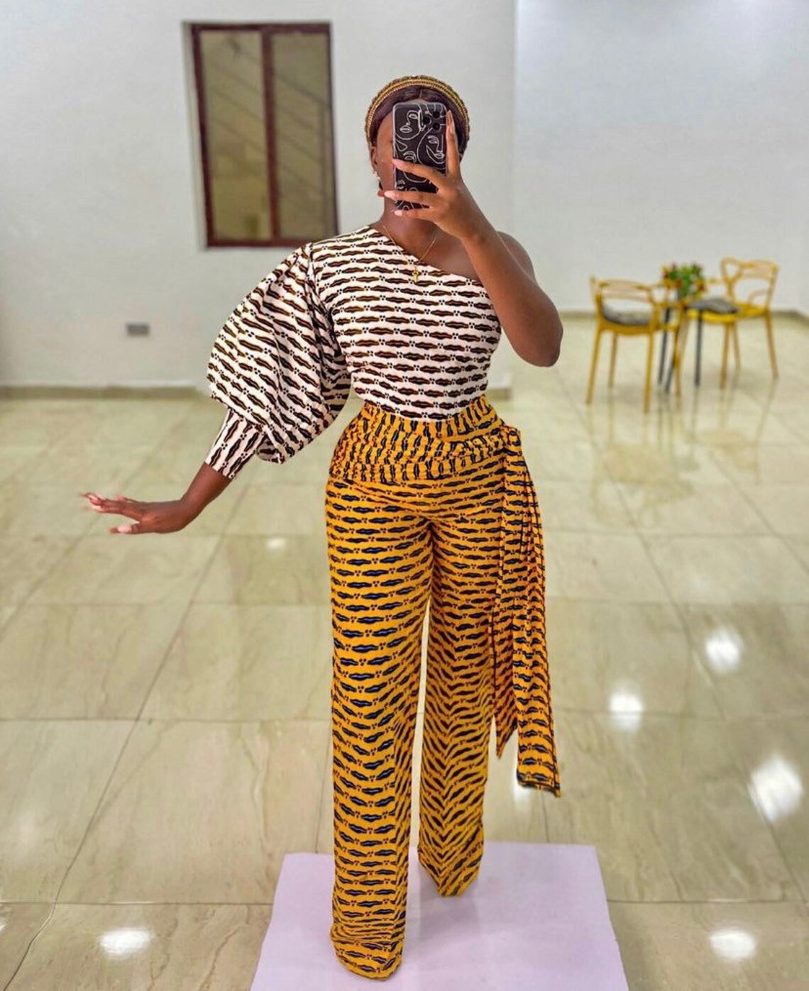 African Jumper, Ankara Jumpsuit , African Print Full Length Jumpsuit ...