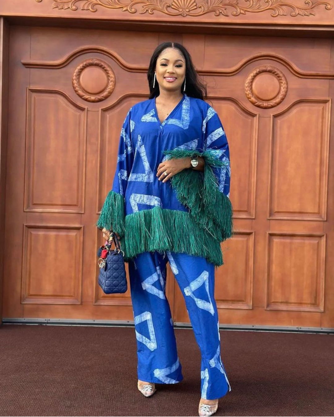 African 2 Piece Set, Ankara Co-ord, African Print 2 Piece African Pants ...