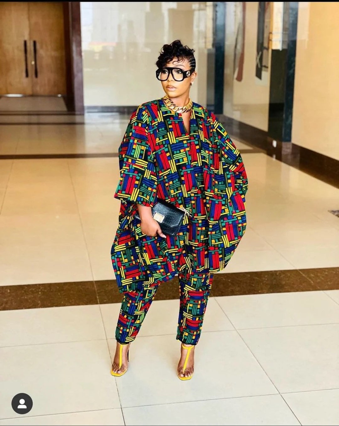 African 2 Piece Set, Ankara Co-ord, African Print 2 Piece African Pants ...