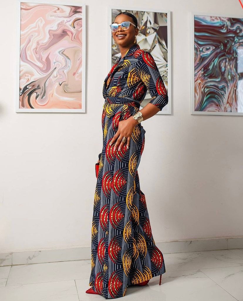 African Jumper, Ankara Jumpsuit , African Print Full Length Jumpsuit ...