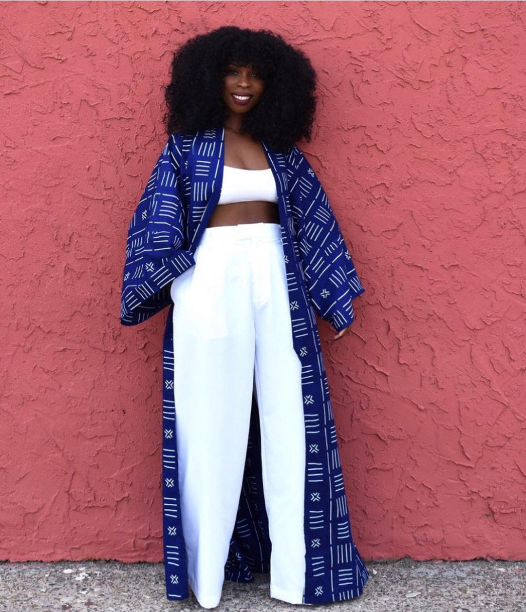 African Kimono, Ankara Maxi Kimono, African Jacket, African Print ...