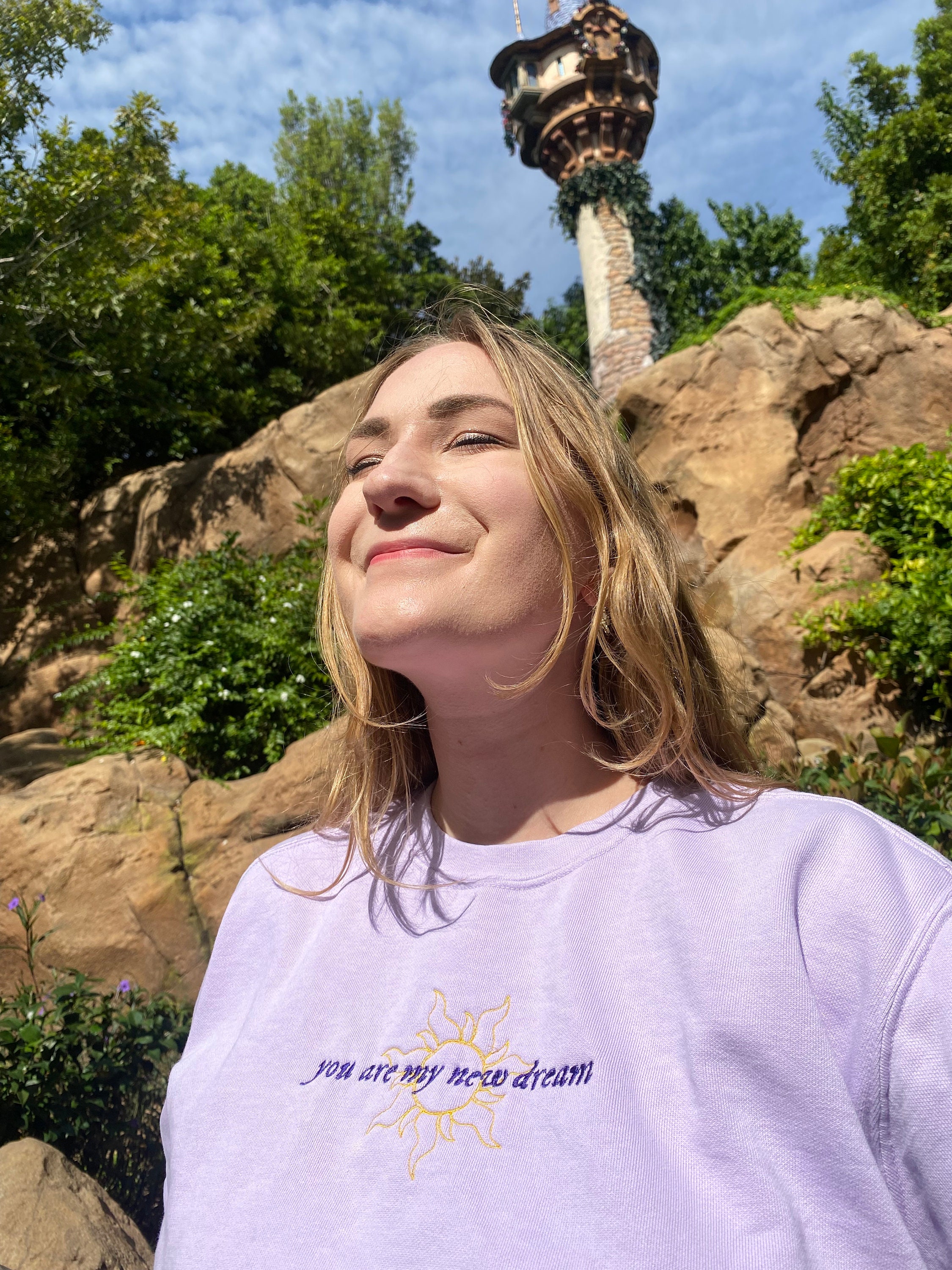 Tangled Crew Neck Rapunzel Sweatshirt Tangled Sweater Comfort Colours ...