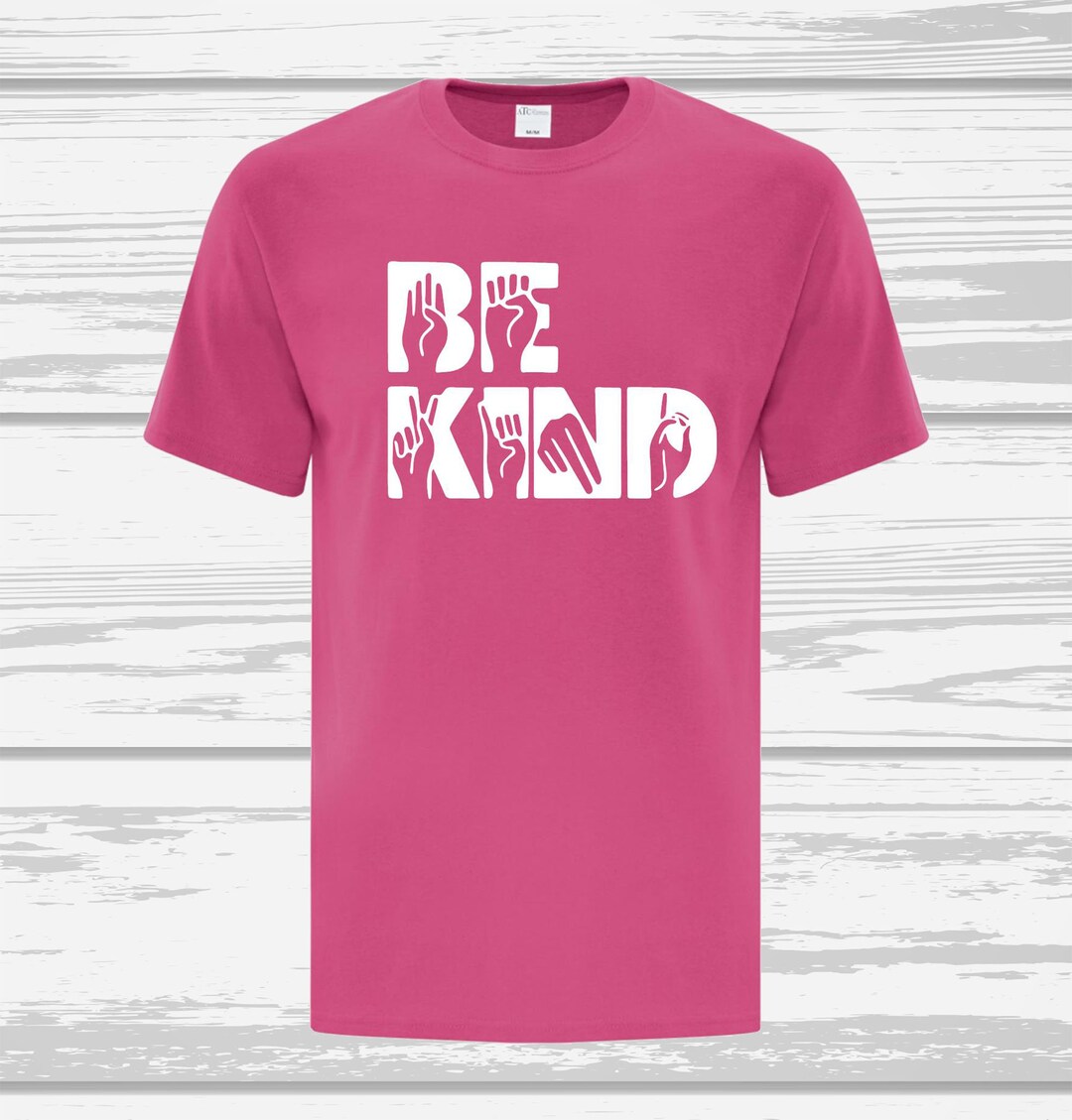 Pink Shirt Day Standard Youth Cotton T-shirt Anti Bullying Day Sign ...