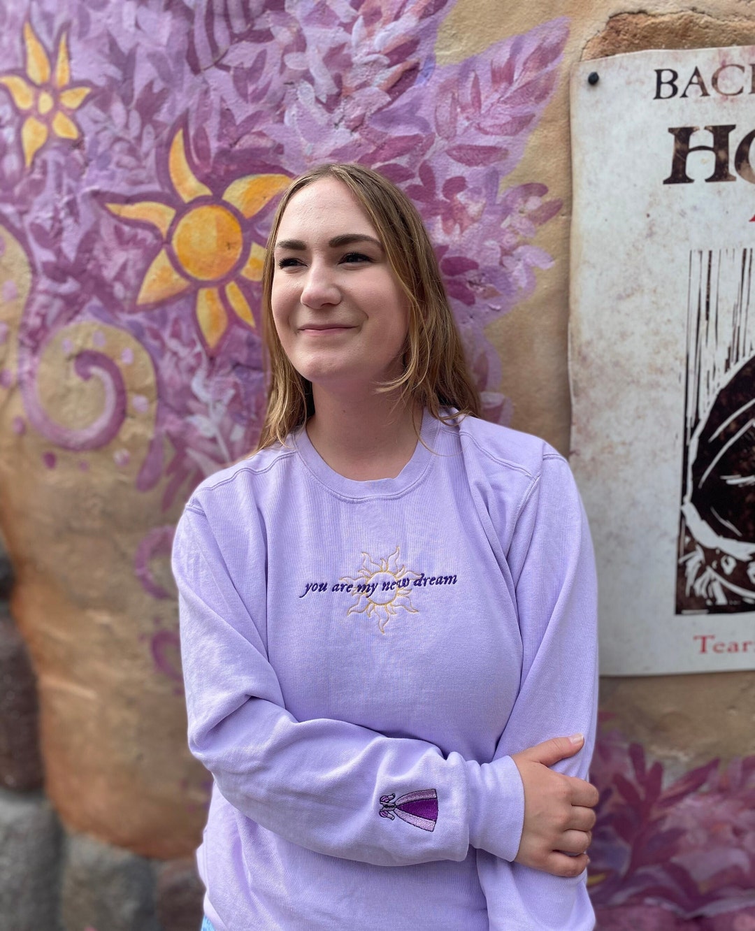 Tangled Crew Neck Rapunzel Sweatshirt Tangled Sweater Comfort Colours ...