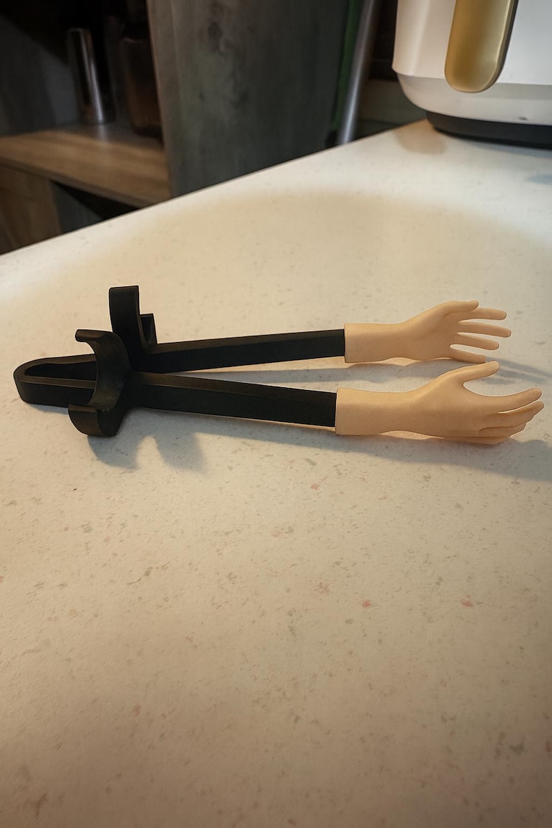 Funny Hand Tongs Mini Snack & Sushi Serving Tool Quirky Kitchen Gadget ...