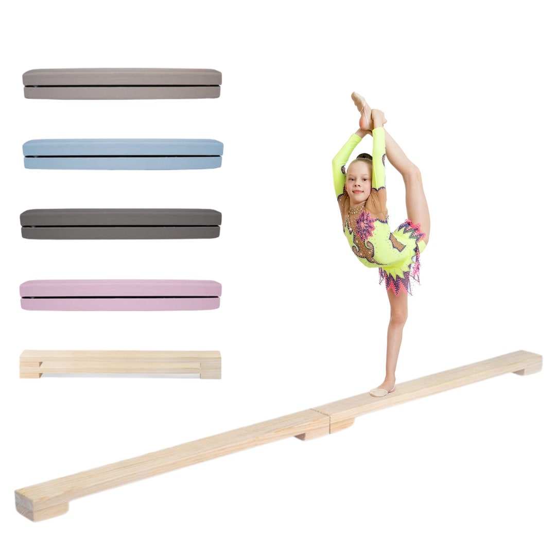 MAMOI® Gymnastics Beam for Kids (200 Cm), Padded Non-slip Folding ...
