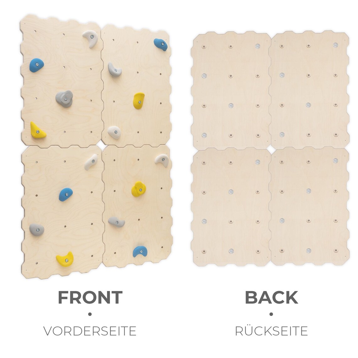 MAMOI® Climbing Wall for Kids, Wooden Frame for Toddlers, Play ...