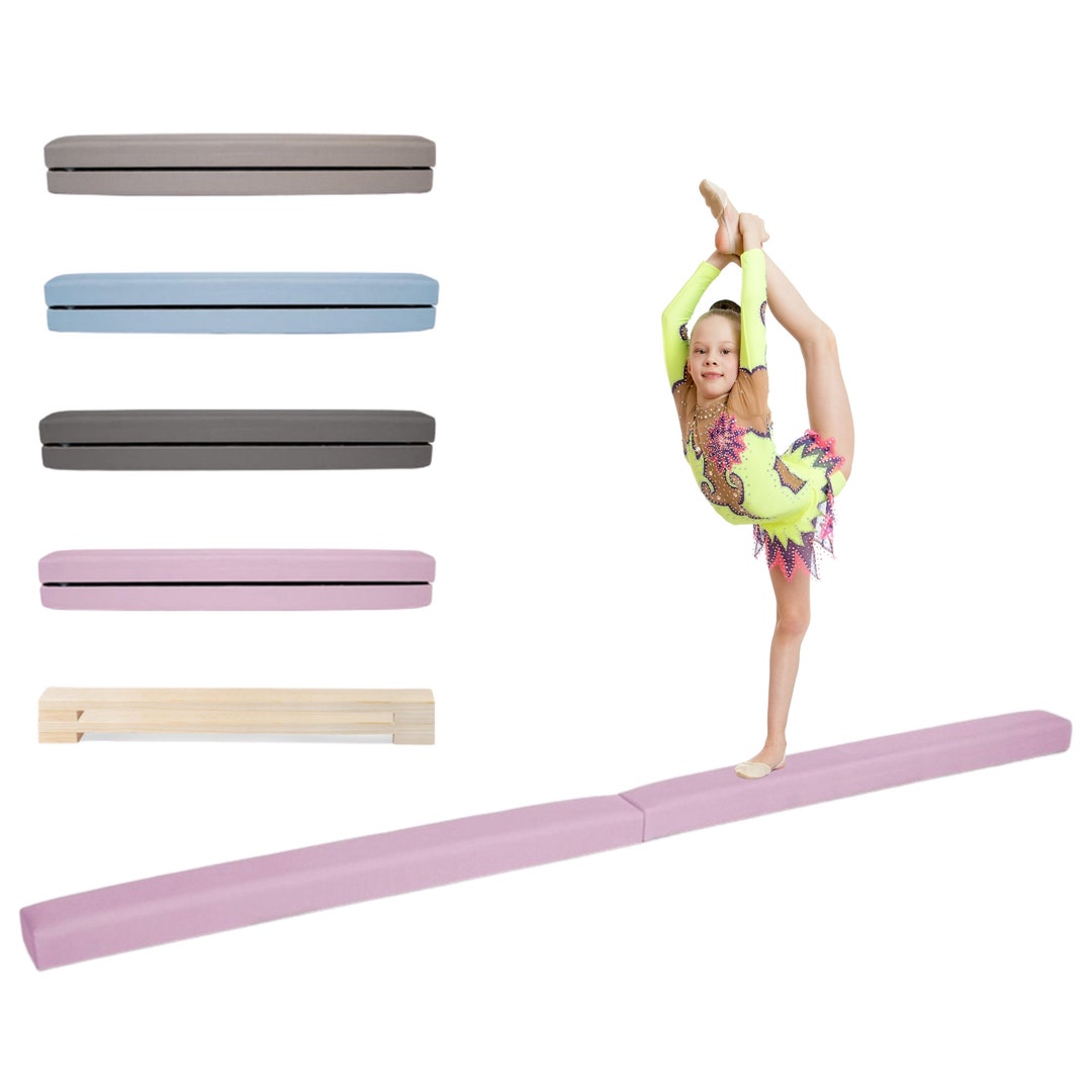 MAMOI® Gymnastics Beam for Kids (200 Cm), Padded Non-slip Folding ...