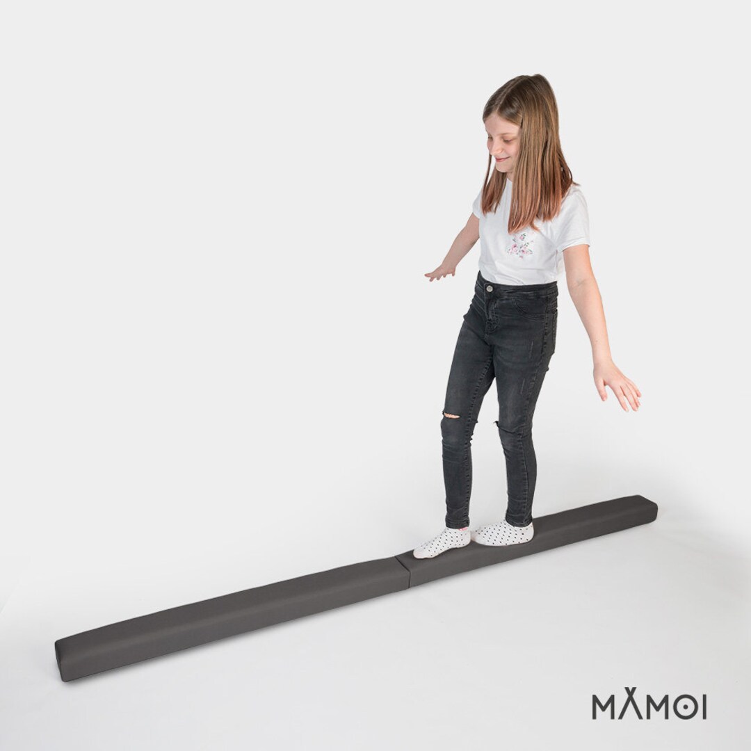 MAMOI® Gymnastics Beam for Kids (200 Cm), Padded Non-slip Folding ...