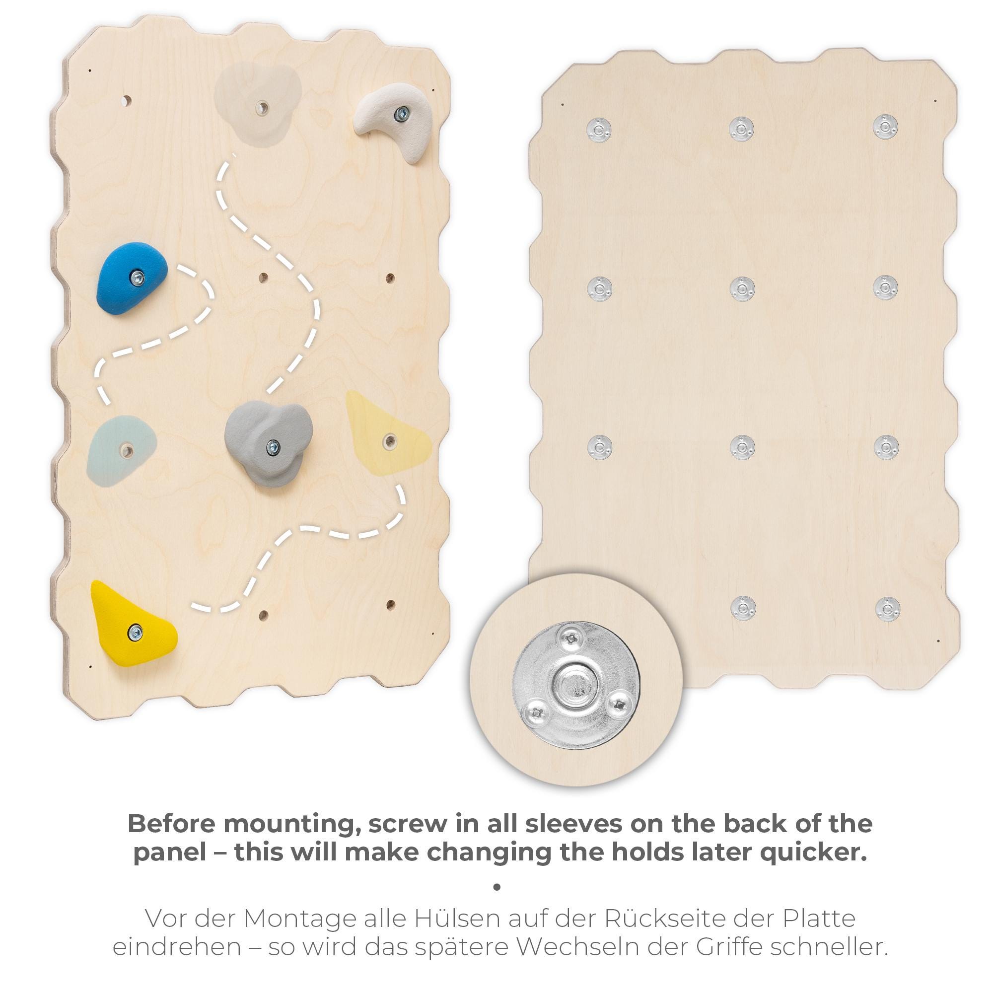 MAMOI® Climbing Wall for Kids, Wooden Frame for Toddlers, Play ...