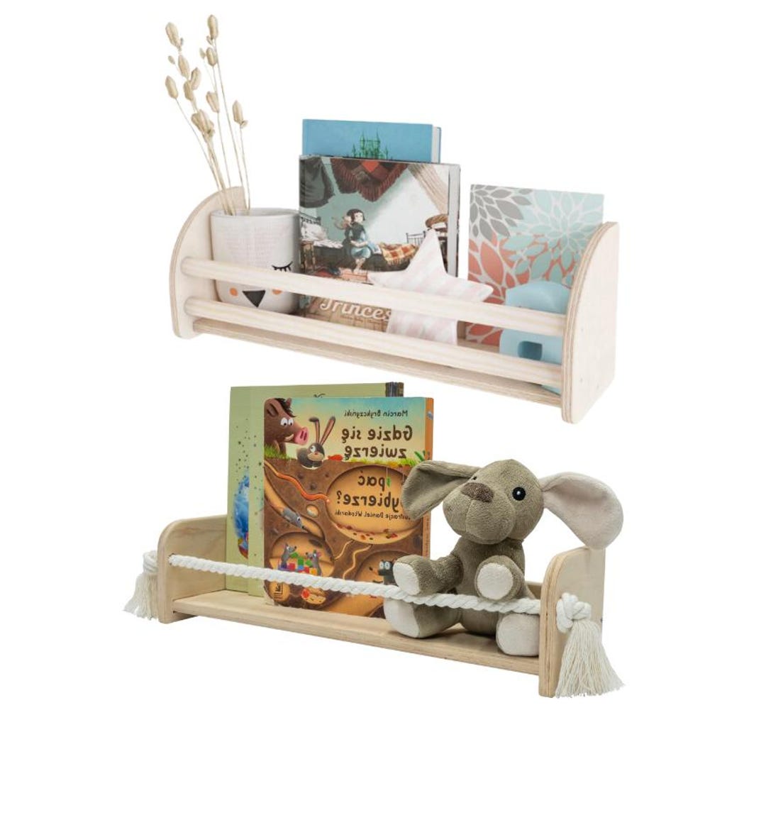 MAMOI® Book Shelf for Kids, Bookcase for Childrens Room, Small ...