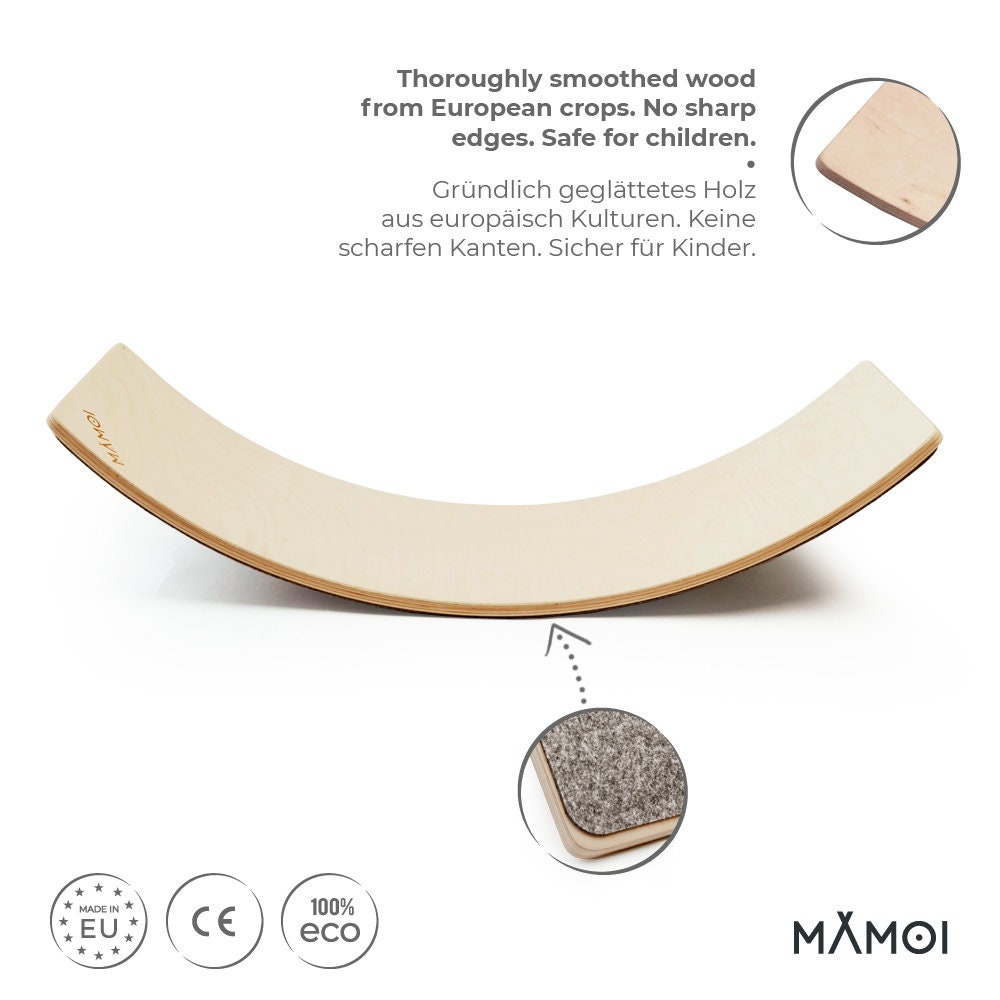 MAMOI® Wooden Balance Board for Kids Rocker Seesaw Baby - Etsy