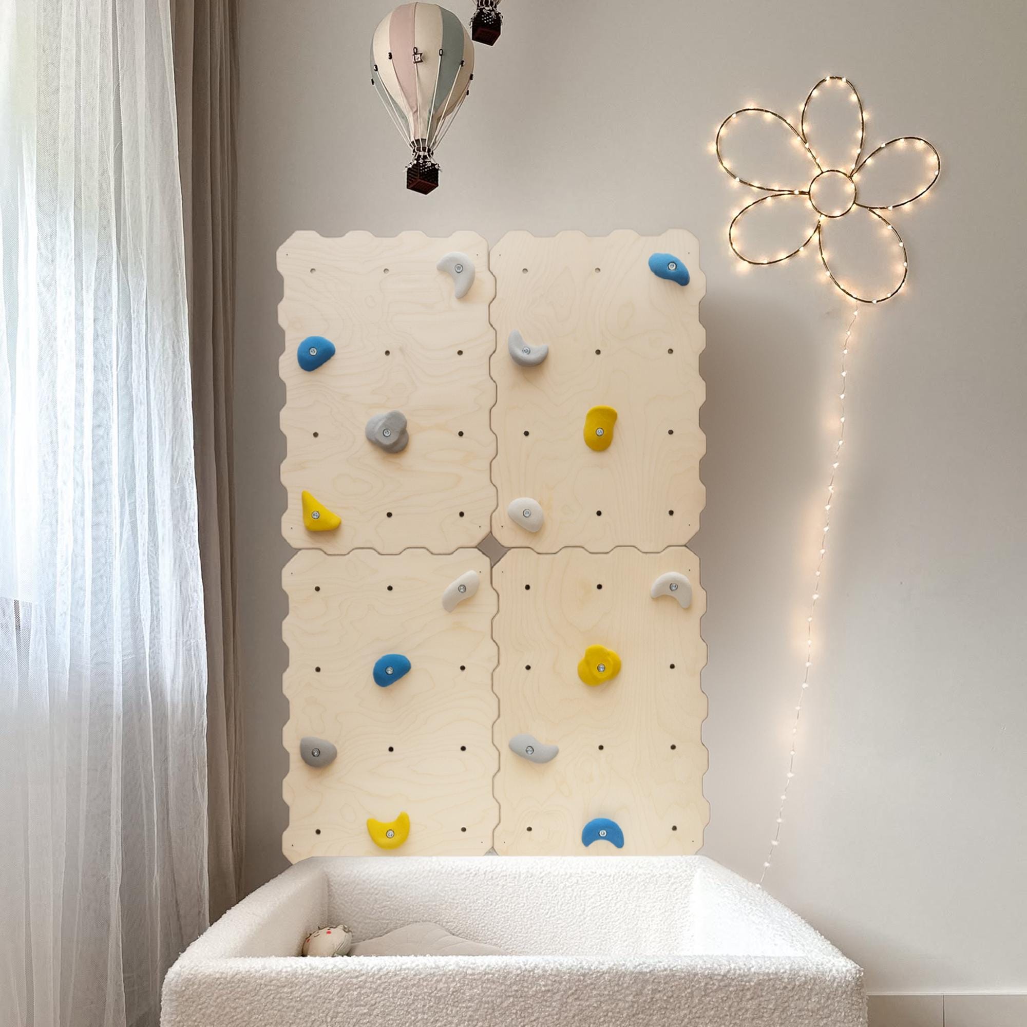 MAMOI® Climbing Wall for Kids, Wooden Frame for Toddlers, Play ...