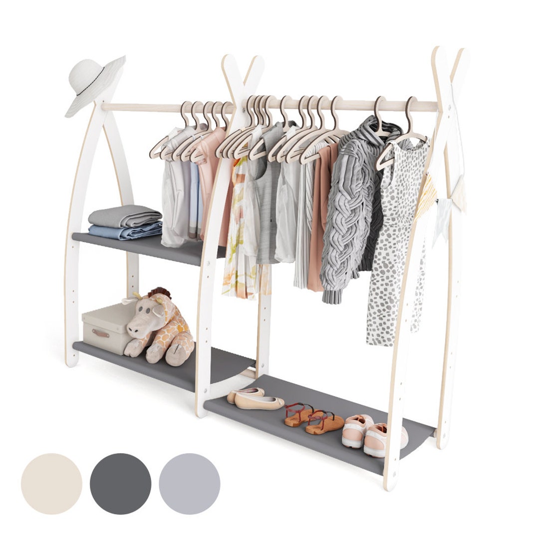 MAMOI® Children Clothes Rail | Dressing up Rail for Kids | Childrens ...