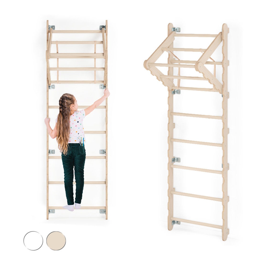 MAMOI® Zweedse ladder, Houten gorilla-gym voor kinderen, Indoor baby ...