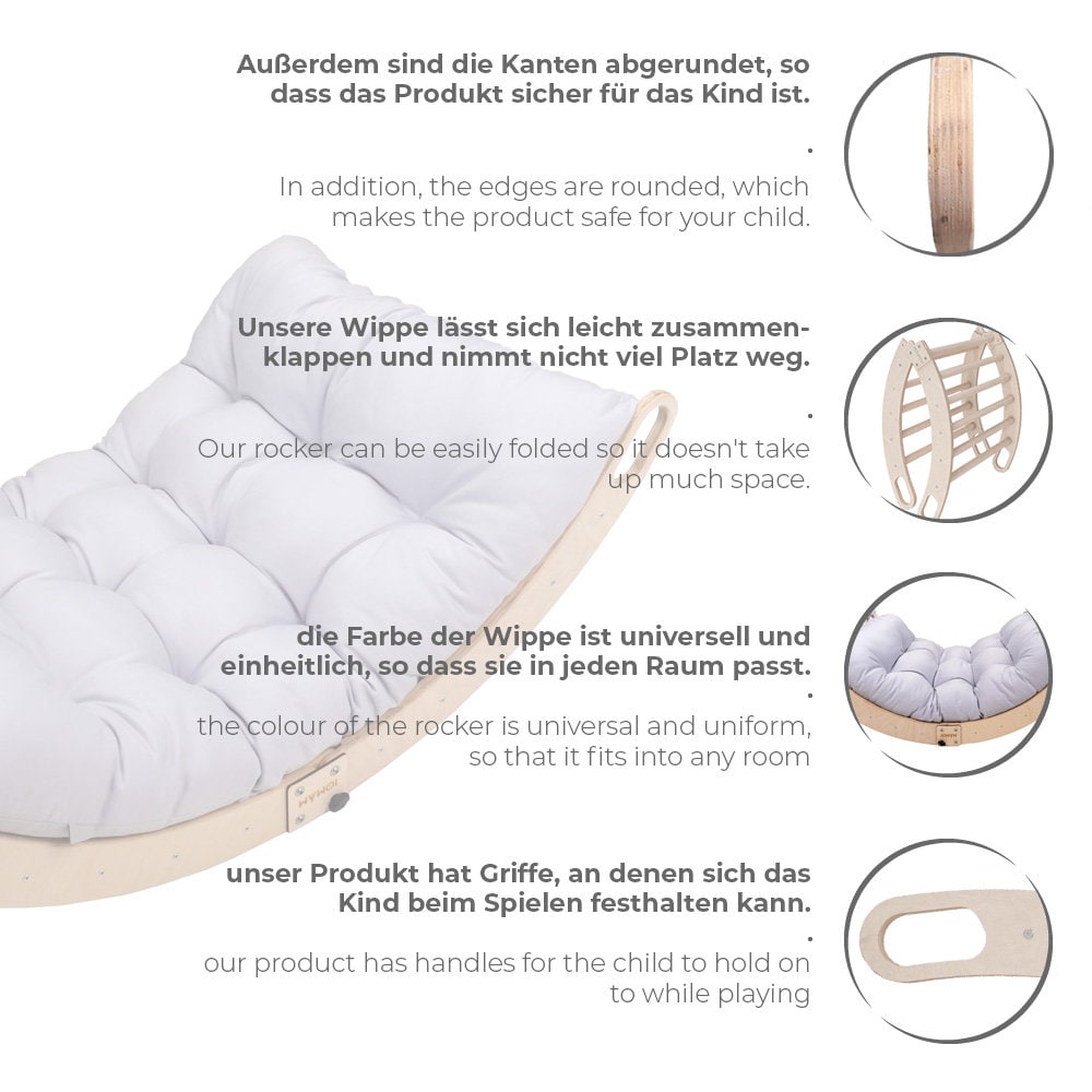 MAMOI® Wooden Climbing Frame Indoor With Mat Climbing Dome - Etsy