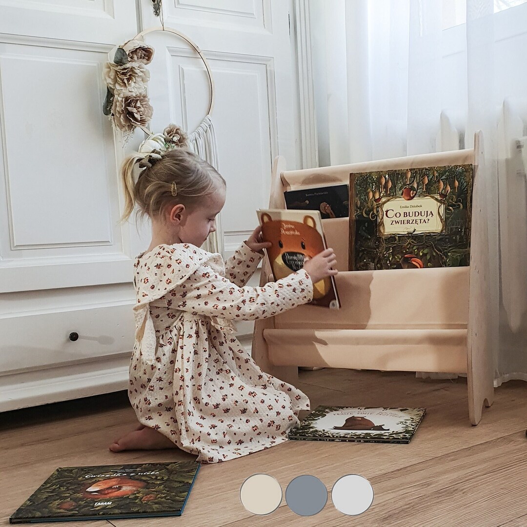 MAMOI® Childrens Bookcase | Book Shelf Kids Room | Kids Bookcase | Kids ...