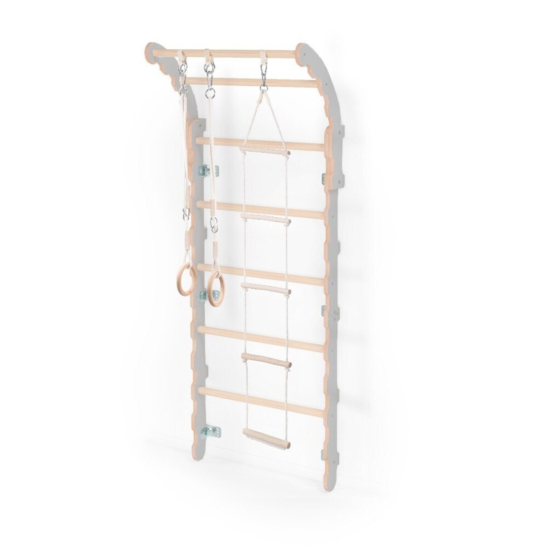 MAMOI® Swedish Ladder, Wooden Gorilla Gym for Kids, Indoor Baby ...