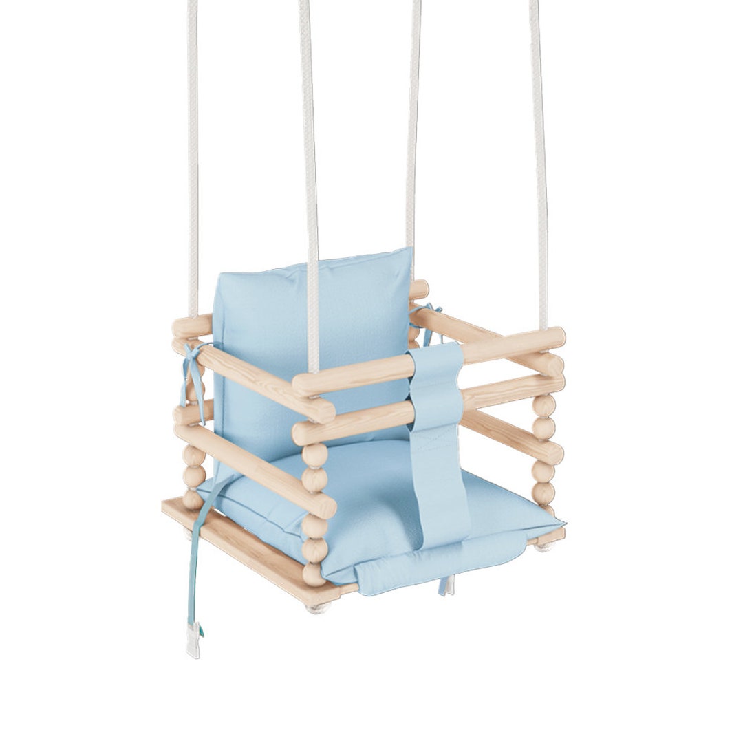 MAMOI® Baby Swing, Toddler Sensory Seat 3 in 1, Wooden Door Bouncer for ...